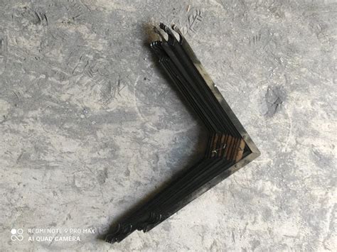 Mild Steel Black Ms Bracket At Rs 350piece In Ahmedabad Id
