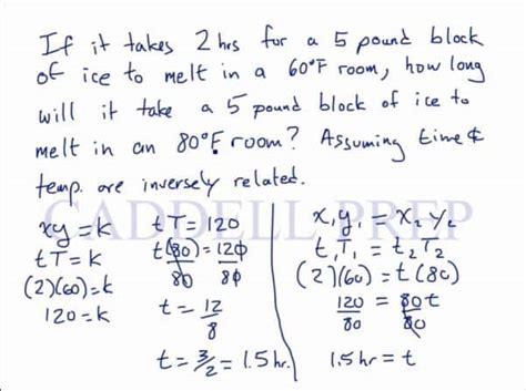 Learn How To Apply Inverse Variation Caddell Prep Online