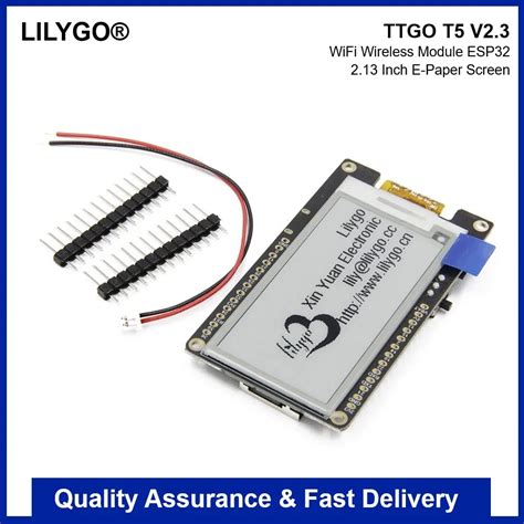 Lilygo Ttgo T V Wireless Wifi Basic Wireless Module Esp Esp Epaper Display