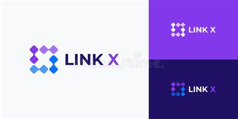 Technology Connection Initial Letter X Vector Logo Design With Modern Simple Clean And