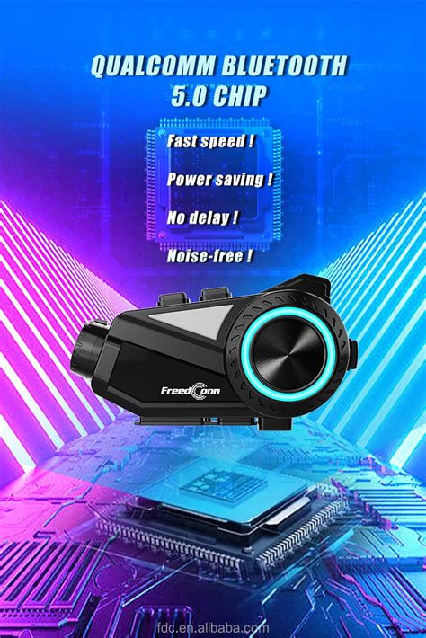 Freedconn R3 Bluetooth Intercom Recorder Noise Cancellation