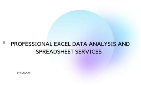 excel your data expert analysis automation and visualization by