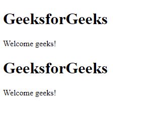 HTML DOM OuterHTML Property GeeksforGeeks