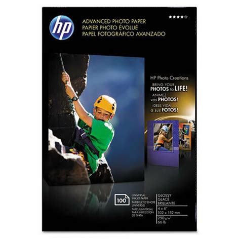 Hp Advanced Glossy Photo Paper X Crown Office Supplies