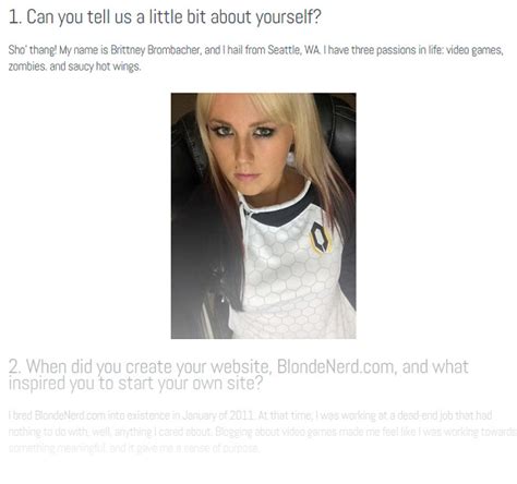 Interview With Nerdy But Flirty A Video Game Blog And Other Shenanigans Blondenerd Com