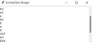 Tkinter ScrolledText Widget CodersLegacy