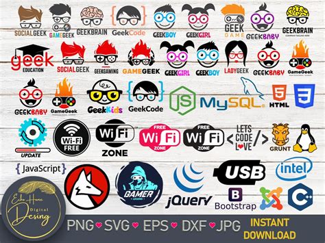 Programming Svg Bundle Developers Coders Programmers Hackers Geeks