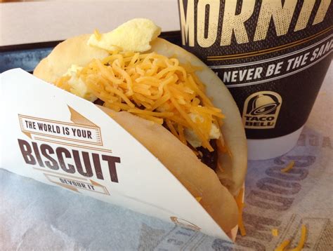 Taco Bell Breakfast Biscuit Taco Taco Bell Breakfast Biscu Flickr