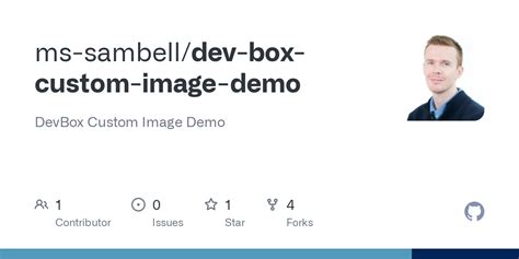 GitHub Ms Sambell Dev Box Custom Image Demo DevBox Custom Image Demo