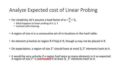 Diving Deeper Into Chaining And Linear Probing Ppt Download