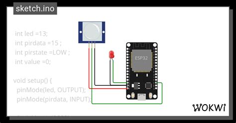 Esp Pir Copy Wokwi ESP STM Arduino Simulator