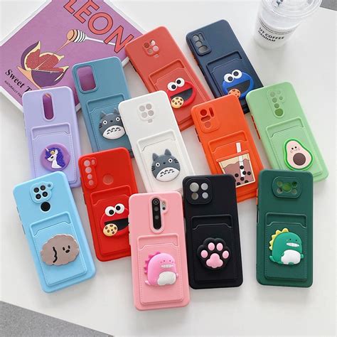 เคสโทรศัพท์มือถือ ลายการ์ตูน พร้อมช่องใส่บัตร สําหรับ Oppo A96 A76 A55