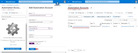 Create An Azure Automation Account On Using Portal Powershell And Azurecli Vgeek Tales From