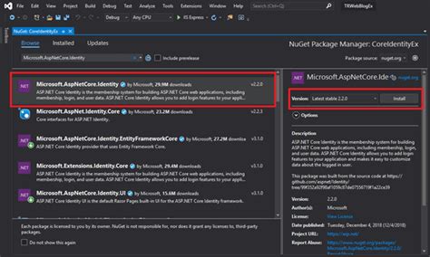 using asp core 3 0 identity with mysql