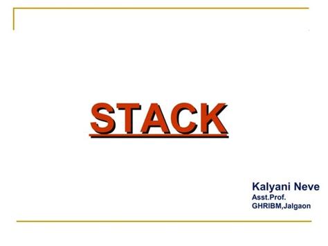 Stacks In Datastructure Pptx Programming Languages Computing
