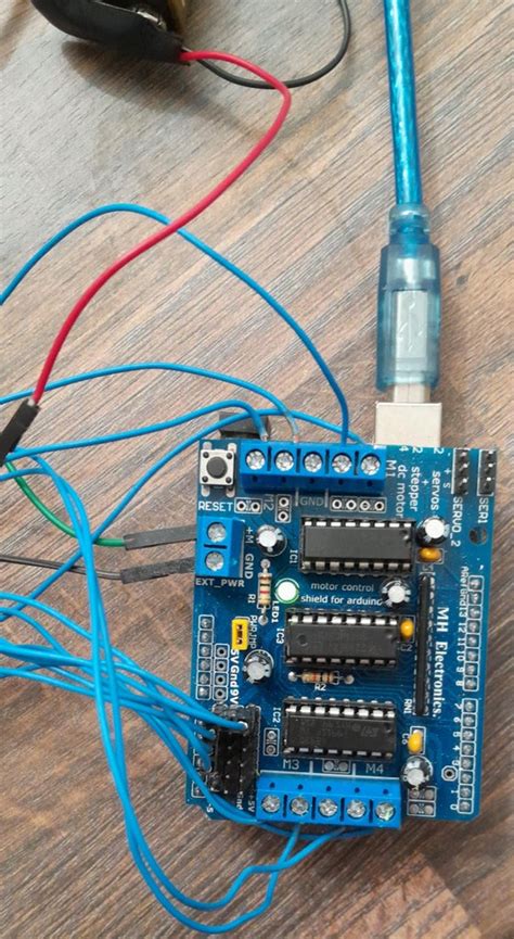Dc Motor Position Control With Potentiometer For Robotic Arm