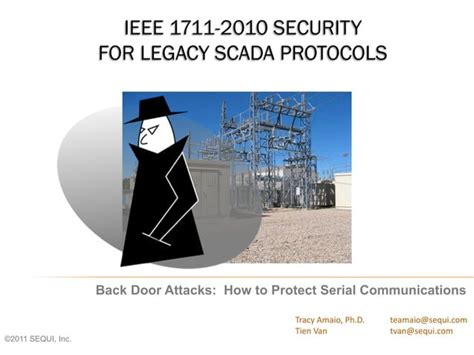 Ieee Standard For Securing Legacy Scada Protocols Sequi Inc Pdf Computer Networking