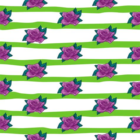 Flower Rose Seamless Pattern Vector Floral Rose Seamless Pattern Flower Background 506195