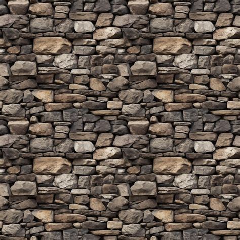 Premium Photo Masonry Seamless Stone Wall Texture Pattern Tileable Tile Background 3d