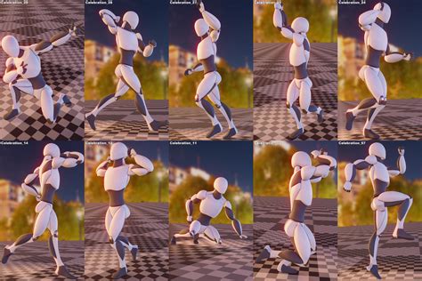 Aa Soccer Player Celebrations Vol 01 Animations Package 3d Animations