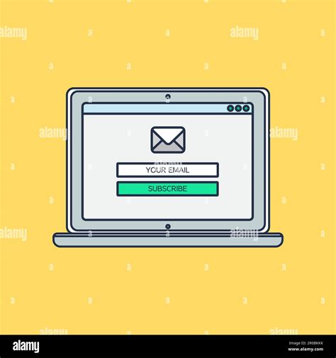 Web Template And Elements For Site Form Of Email Subscribe Newsletter