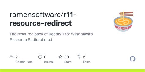 Github Ramensoftwarer11 Resource Redirect The Resource Pack Of Rectify11 For Windhawks