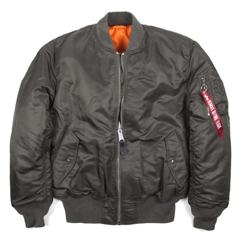 Alpha Industries MA-1 Bomber Flight Jacket Rep Grey | Military Kit
