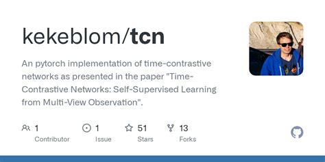 github kekeblom tcn an pytorch implementation of time contrastive