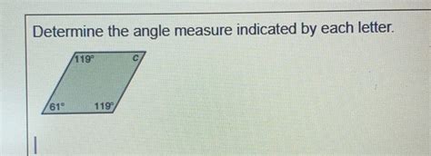 Solved Determine The Angle Measure Indicated By Each Letter [math]