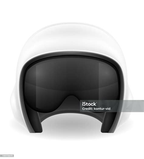 전투기 또는 전투 헬리콥터 벡터 일러스트 레이 션에 대 한 현대 파일럿 헬멧 군복에 대한 스톡 벡터 아트 및 기타 이미지