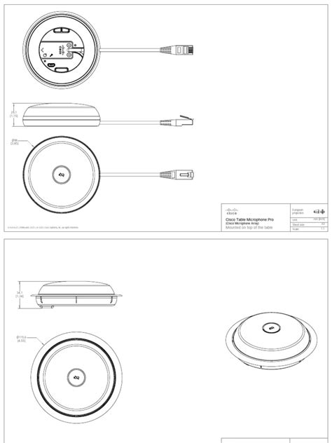 Cisco Microphone Array Cad Drawings Pdf