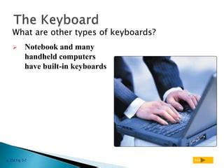 Itc Lec Discovering Computer Input Devices PPT