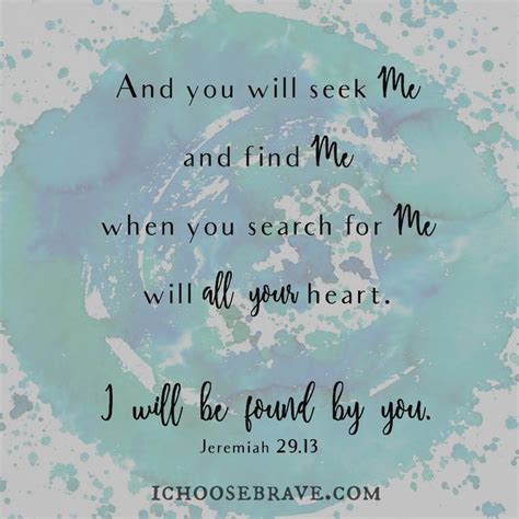 When You Cant Find What Is Lost Seek Me Jeremiah 29 13 Heavenly Father