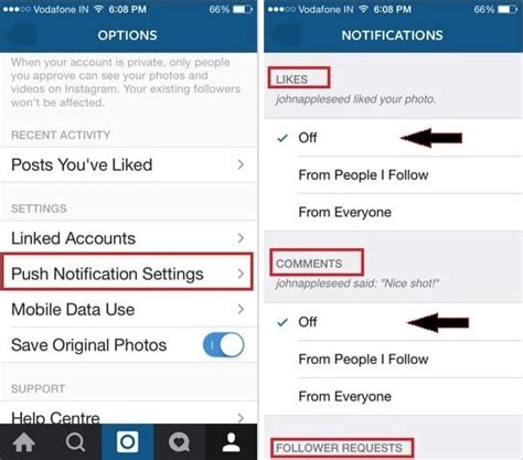 How To Turn On Instagram Notification On Iphone X 8 Plus 7 6s