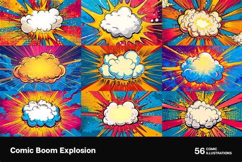 Comic Boom Explosions Cartoon Youworkforthem