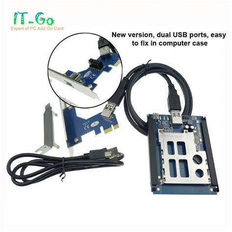 PCIe To Express Card 54MM 34MM Adapter Expresscard 34 54 PCI Express Convertor Card In Add On