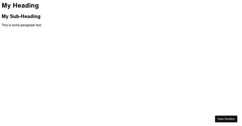 Web Component Header Test Codesandbox