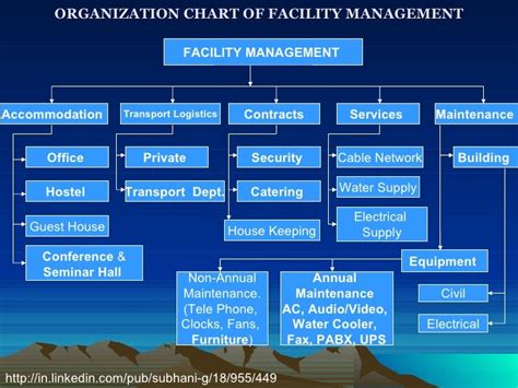 Organization Chart Of Facility Managemnt