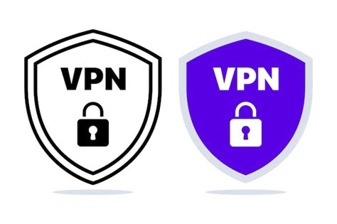 Premium Vector Vpn Shield With Padlock