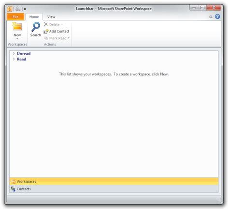 Microsoft Sharepoint Workspace