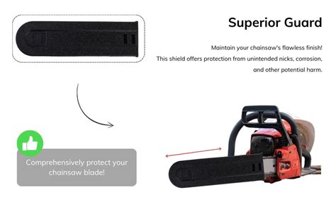 Marsrut Universal Chainsaw Bar And Blade Guard Case Cover