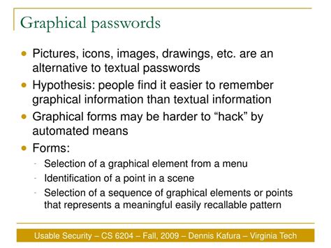 Ppt Graphical Passwords Powerpoint Presentation Free Download Id8725996