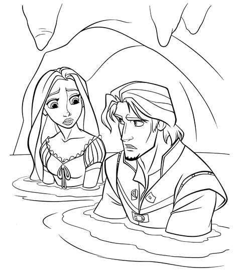 Rapunzel Kleurplaten Kasteel Tangled Coloring Pages Rapunzel Porn Sex