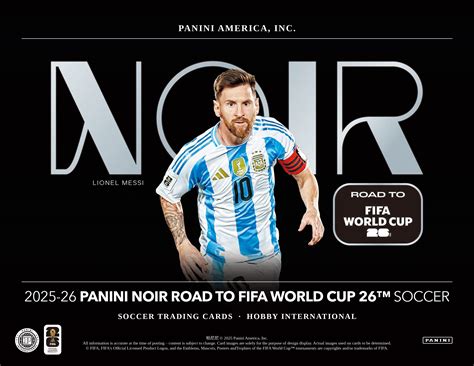 帕尼尼 2025 26 Panini Noir Road To Fifa Worldcup 26™soccer 世界杯 官方球星卡 Hobby