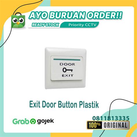 Jual Exit Door Plastik Push Button Jakarta Pusat Priority CCTV Tokopedia