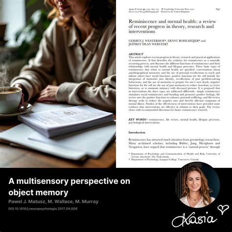 A Multisensory Perspective On Object Memory Moments® Diy Keepsake