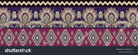 Textile Motif Digital Boder Motif Stock Illustration 2199587311 Shutterstock
