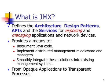 Ppt Java Tm Management Extensions Jmx Tm Powerpoint Presentation