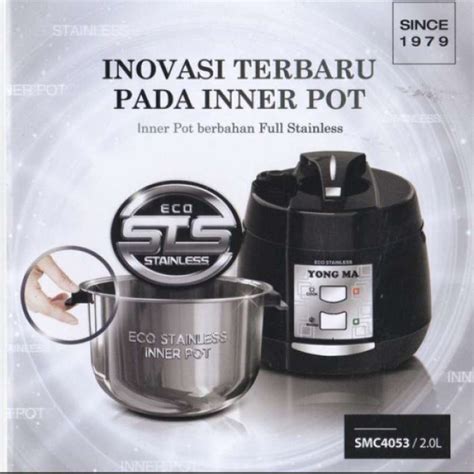 jual rice cooker magic com yong ma yongma smc 4053 kapasitas 2 liter di