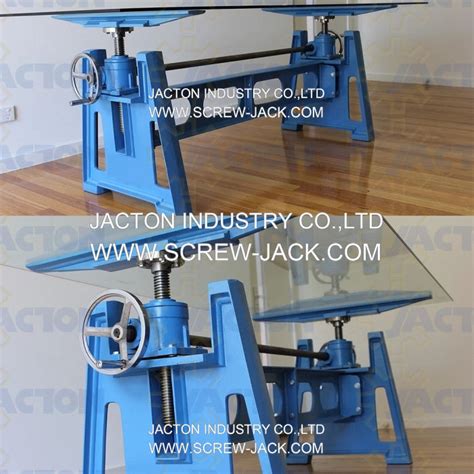 Hand Crank Lead Screw Lift Table Manually Operated Lead Screw Jack Hand